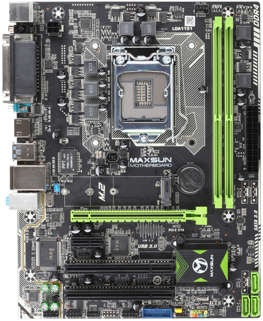 Maxsun MS-H110D4 DVR - Motherboard Specifications On MotherboardDB