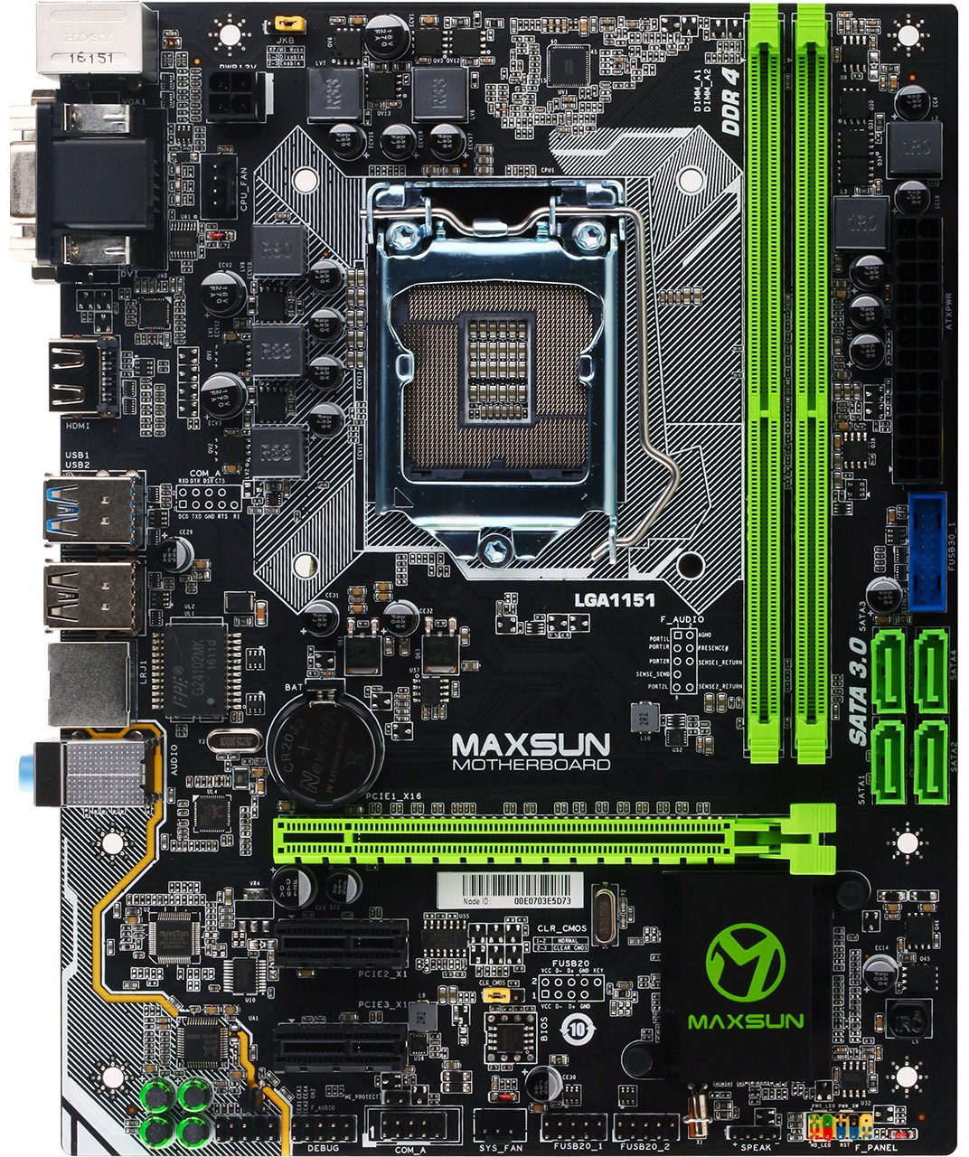 Maxsun MS-H110D4 Turbo M.1 - Motherboard Specifications On MotherboardDB
